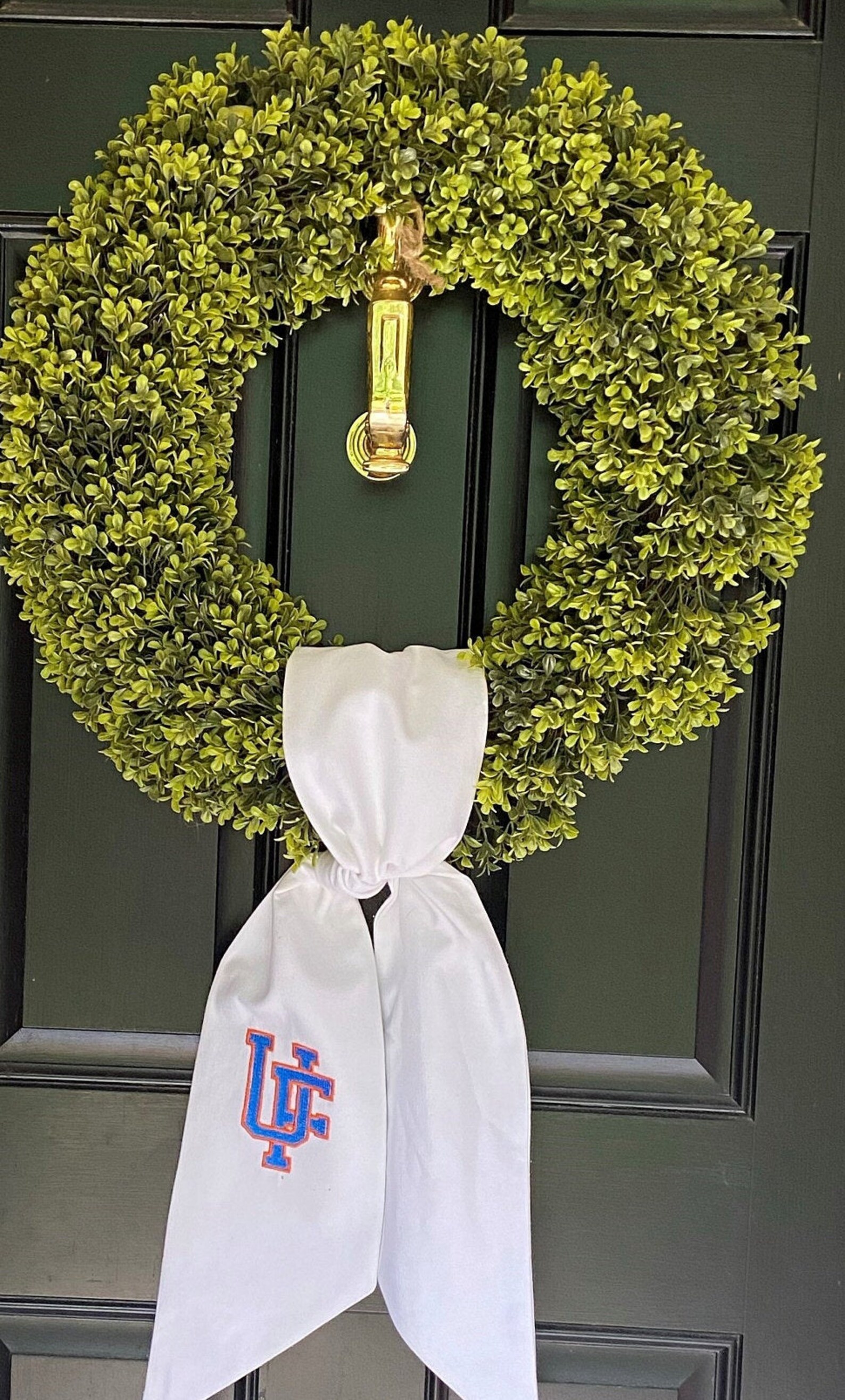 Collegiate Wreath Sash | Etsy