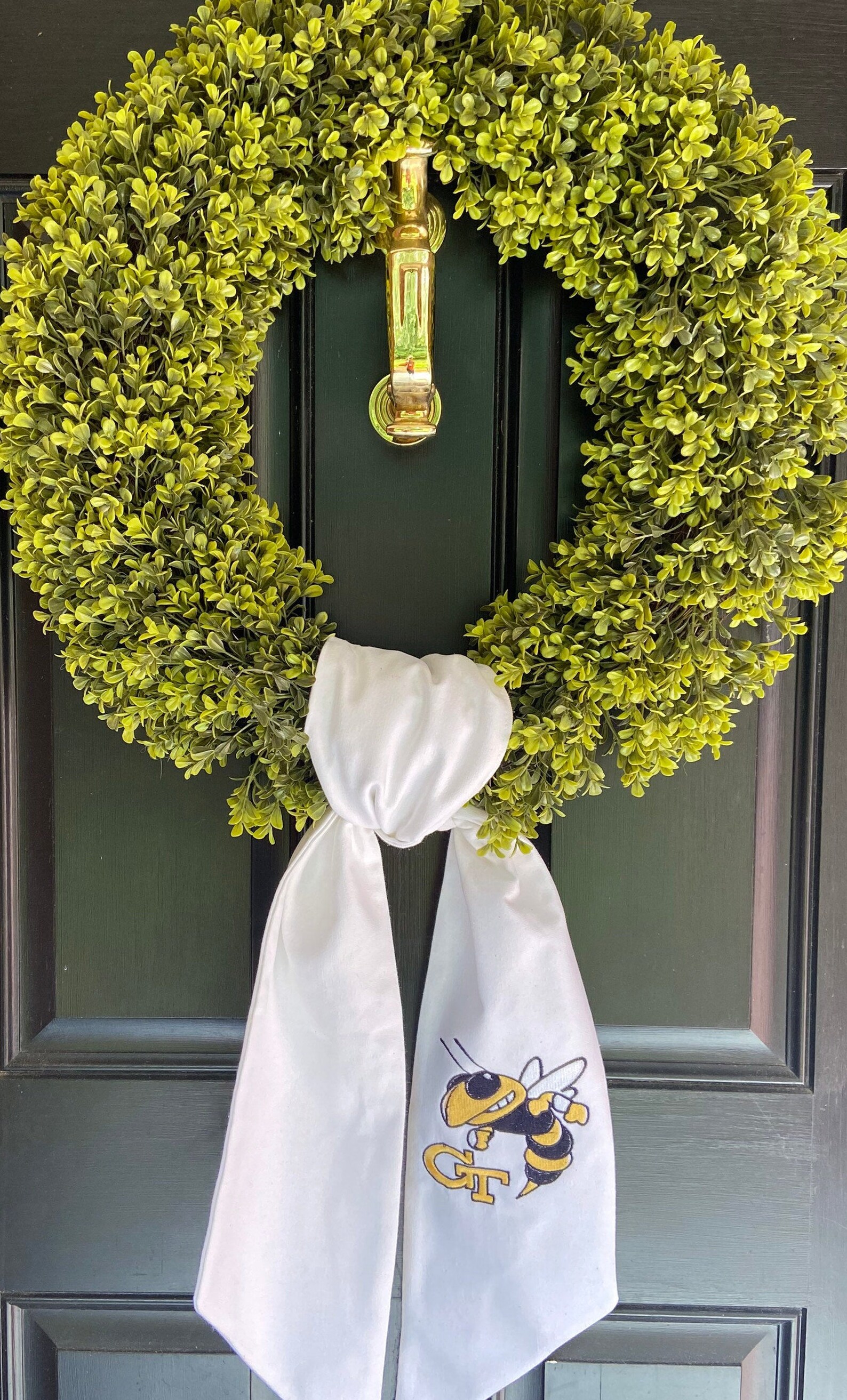 Collegiate Wreath Sash | Etsy