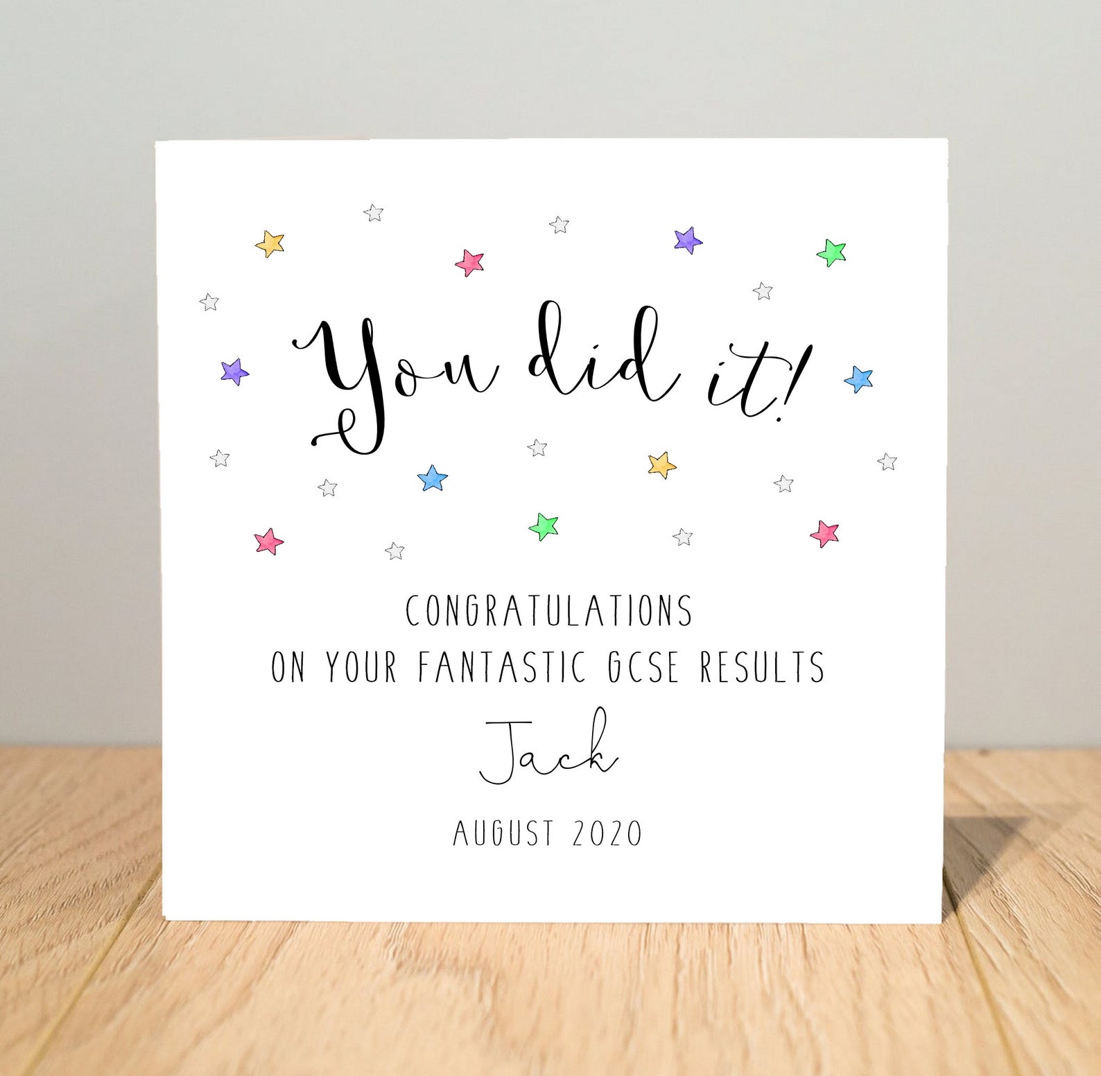 Passed Your Exams Card You Did It Card Personalised Well | Etsy