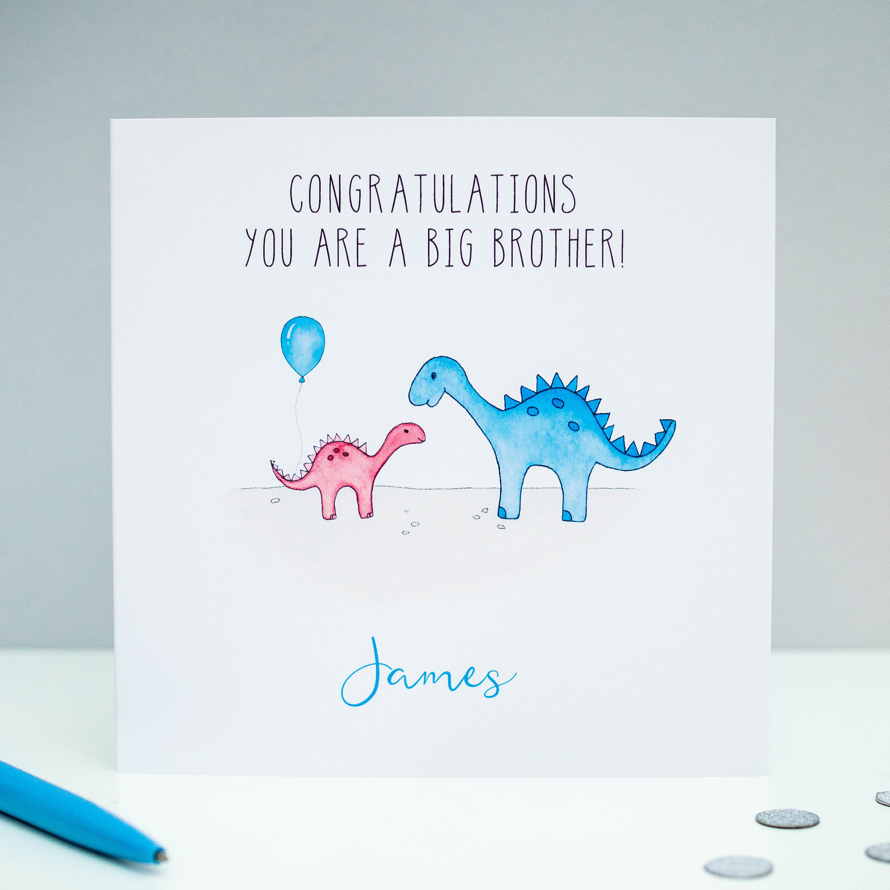Personalised New Big Brother Card Personalised Brother Cards - Etsy