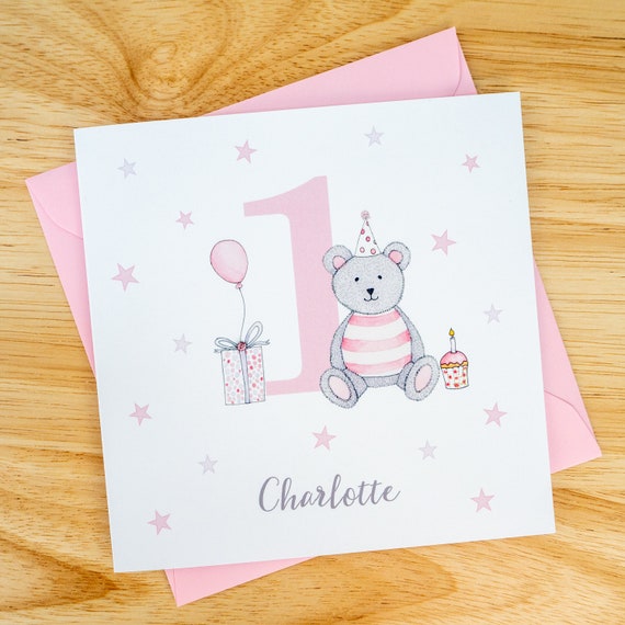 First Birthday Cards For Girls