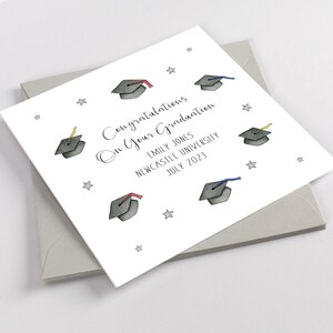 Personalised Graduation Card Congratulations on Your - Etsy UK