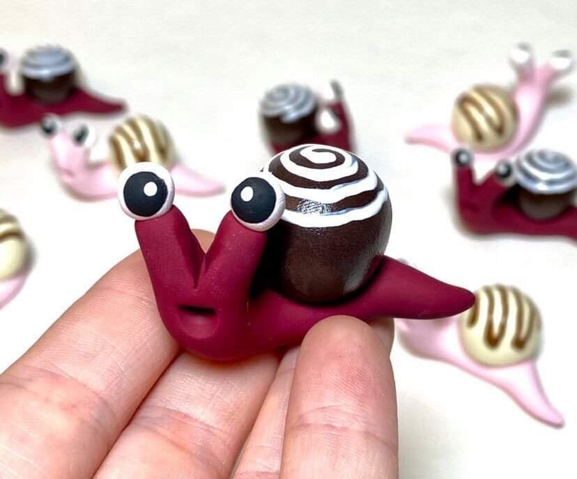 Gourmet Chocolate Snail | Red Velvet Snail with Coconut Swirl Dark ...