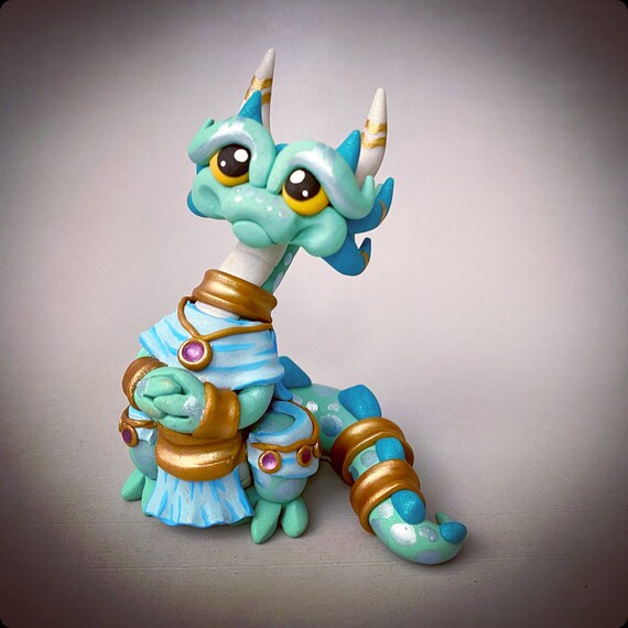 D&D Dragonling | Cleric Healer | Sabyr of the Moon Path | DnD OC Figure ...