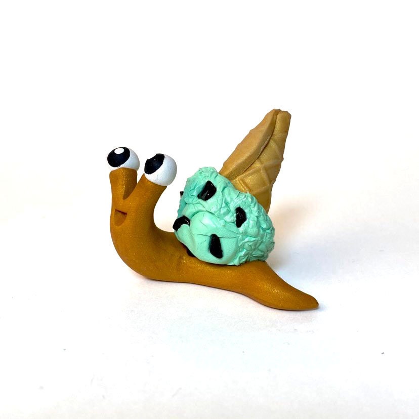 Polymer Clay Snails
