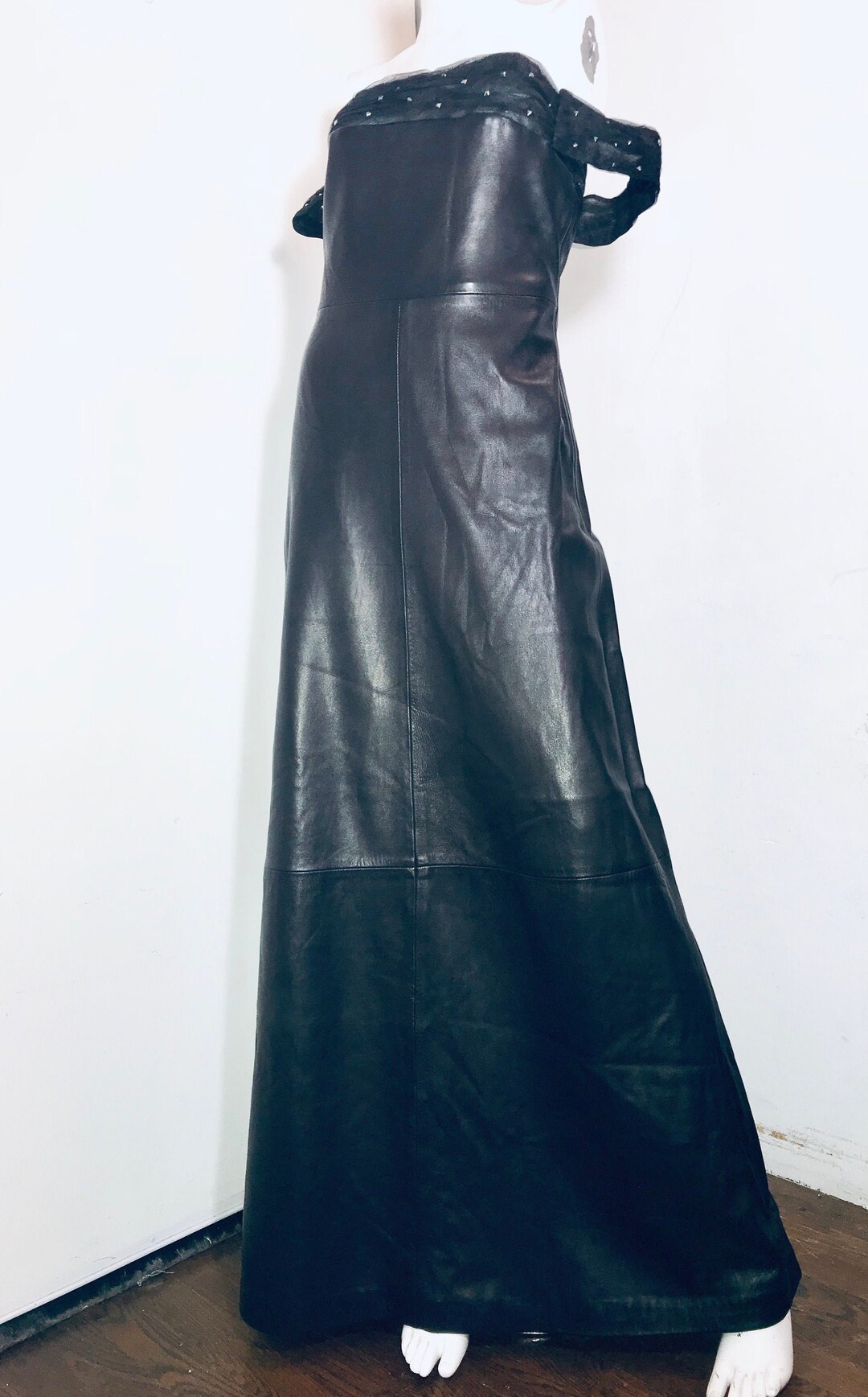 Gianni VERSACE 1997 Haute Couture Rock N ROLL Collection Lambskin ...