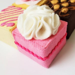 Felt Food Tea Cake Sampler, Set of 4 - Etsy