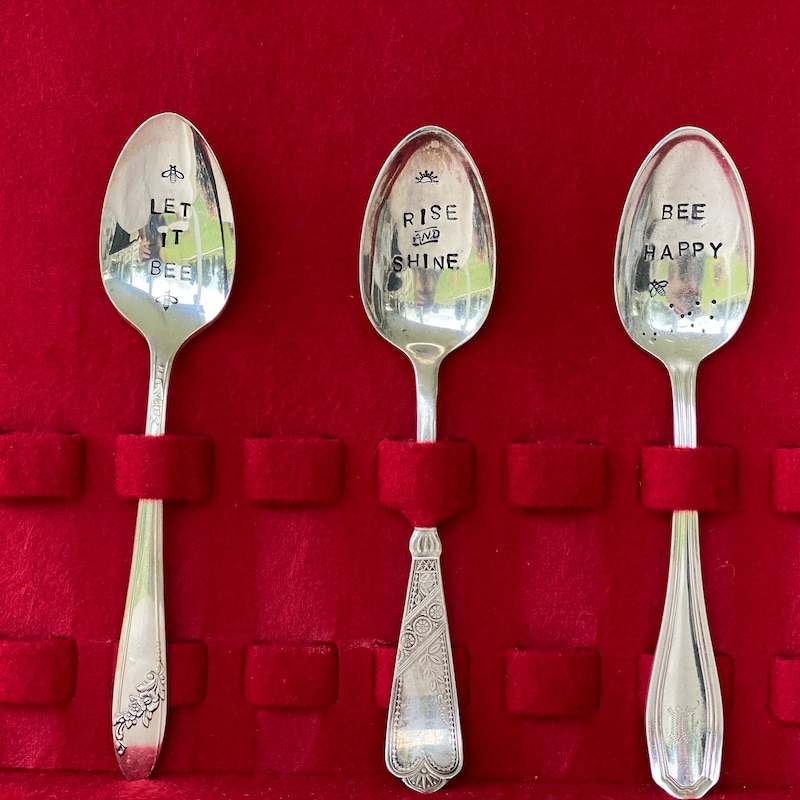 Stamped Spoons - Etsy