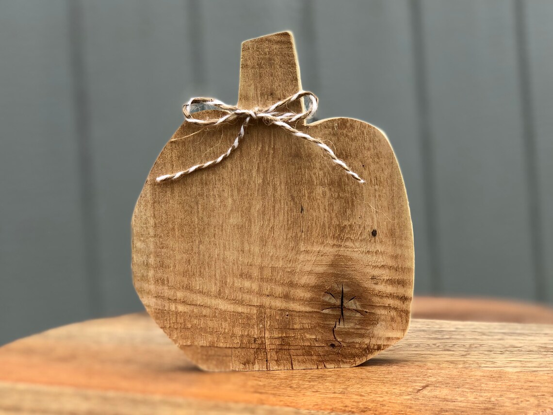 Rustic Wood Pumpkins Solid Wood Fall Decor - Etsy