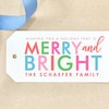 Editable Friendship Bracelet Christmas Gift Tag, Printable Christmas ...