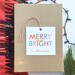Personalized Christmas Gift Tags Merry and Bright Holiday Custom ...