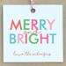Personalized Christmas Gift Tags Merry and Bright Holiday Custom ...