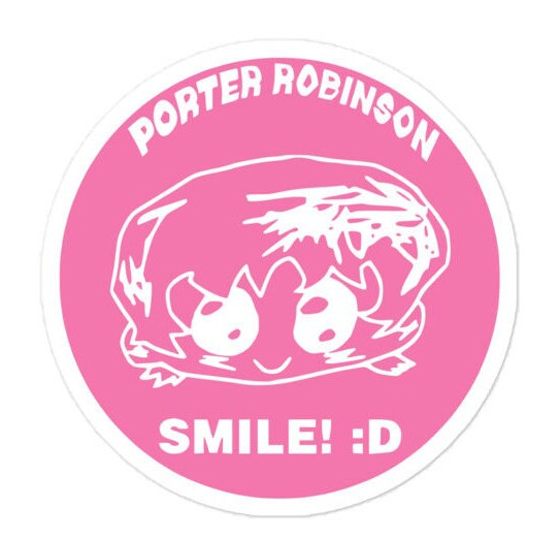 Porter Robinson Sticker SMILE :D - Etsy