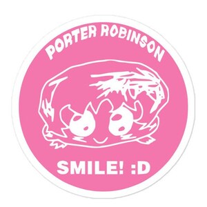 Porter Robinson Sticker SMILE :D - Etsy