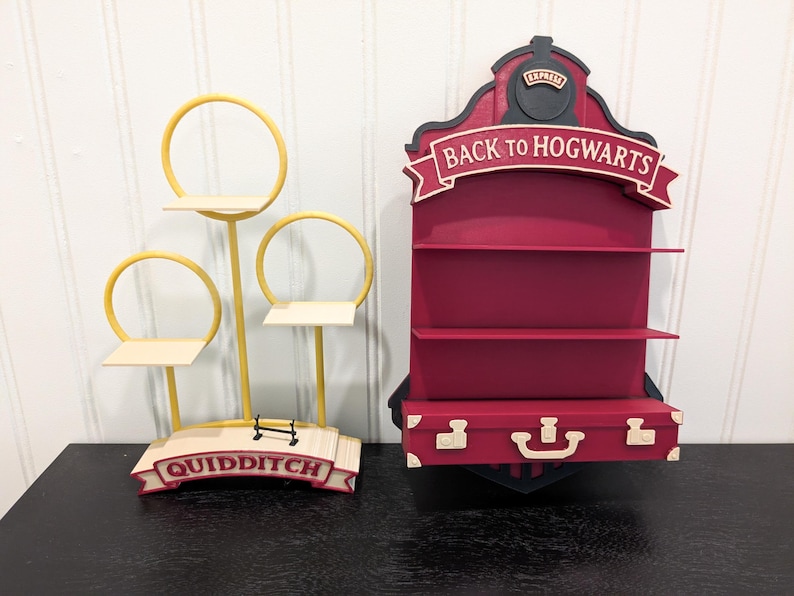 Hogwarts Display Shelf for Harry Potter Miniverse Back to Hogwarts - Etsy