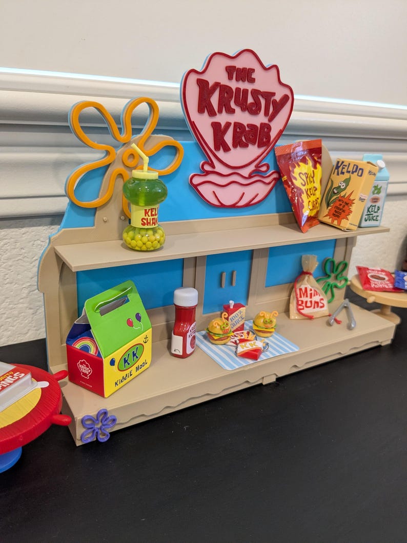 Krusty Krab Spongebob Display Shelf for Miniverse Make It Mini ...