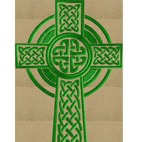 Irish Celtic Cross EMBROIDERY DESIGN FILE Instant Download - Etsy