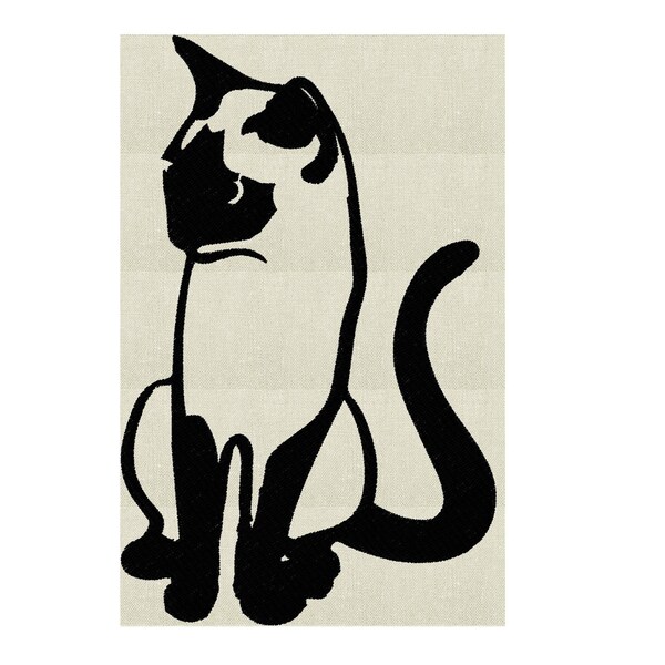 Siamese Cat Embroidery File - Etsy