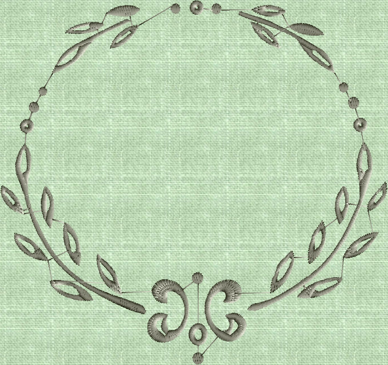 SMALL 3.5inch Charming Font Frame Monogram Embroidery Design - Etsy