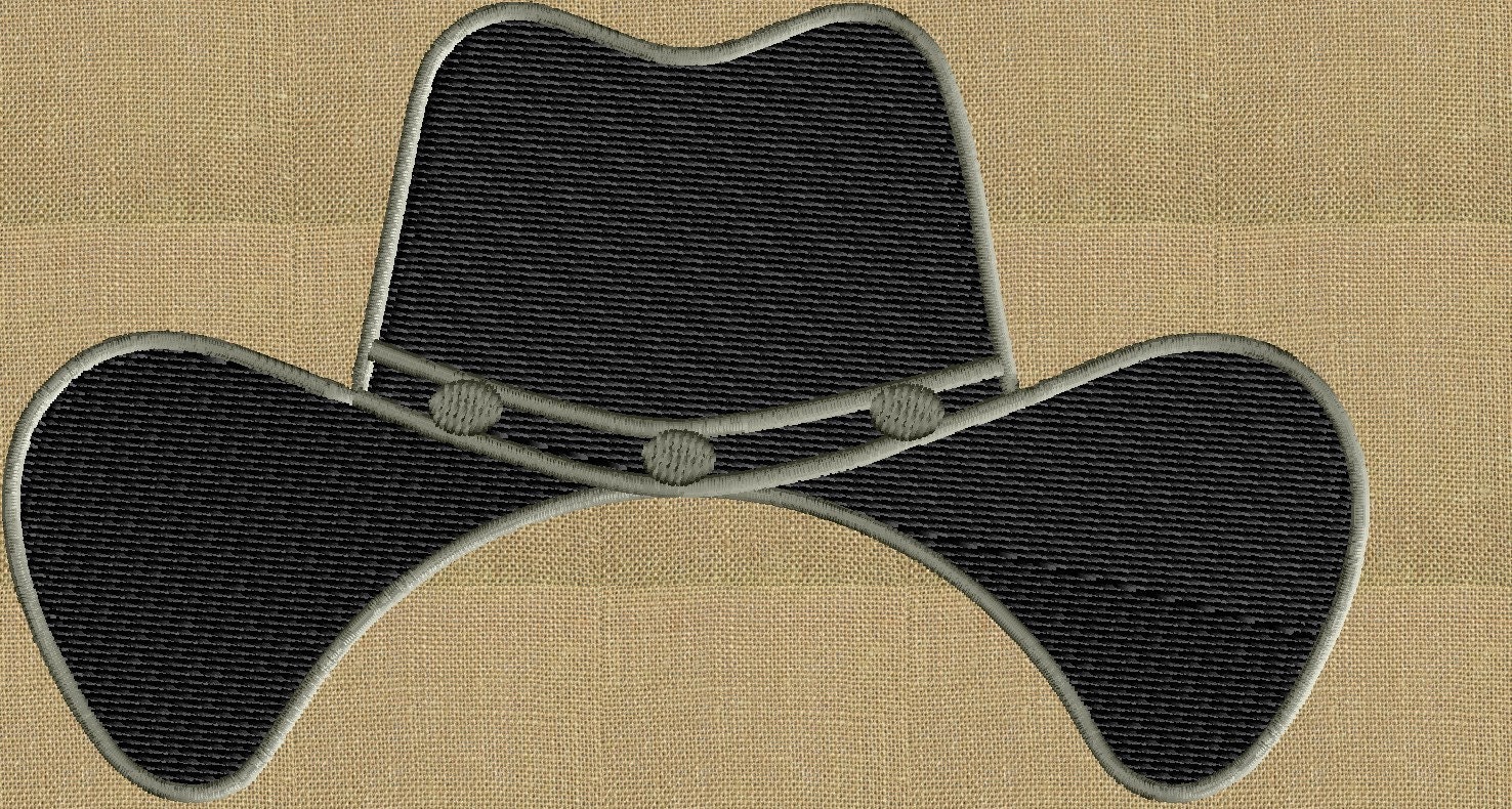 Cowboy Hat Font Frame Monogram Design font Not Included - Etsy