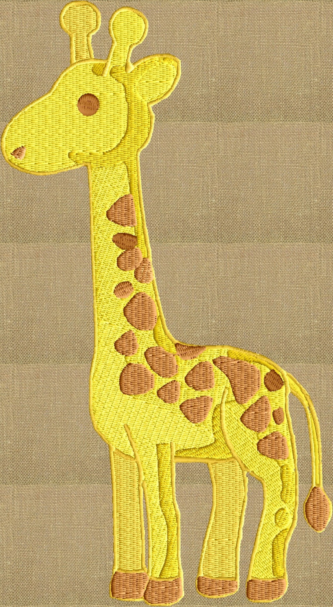 Giraffe - EMBROIDERY DESIGN File - Instant Download Exp Jef Vp3 Pes Dst ...