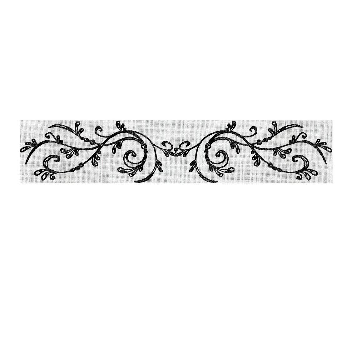 Paris Scroll Design Element - French Inspired - EMBROIDERY DESIGN FILE ...