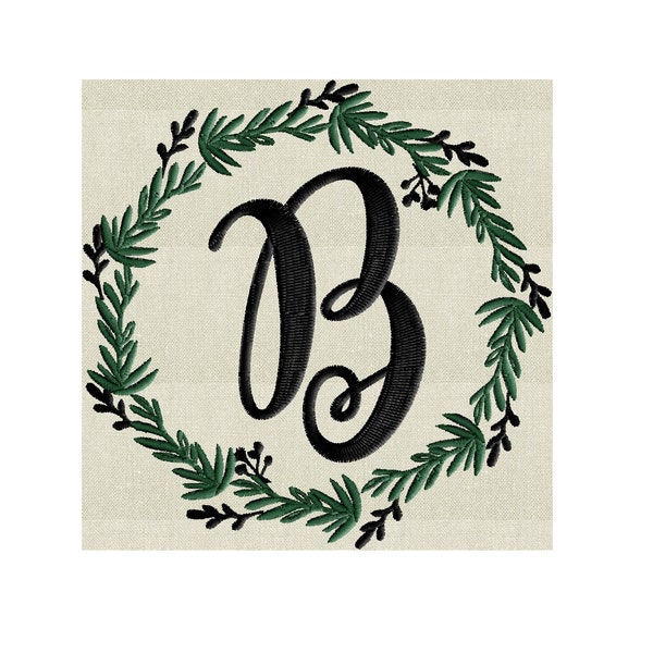 Letter B Embroidery - Etsy