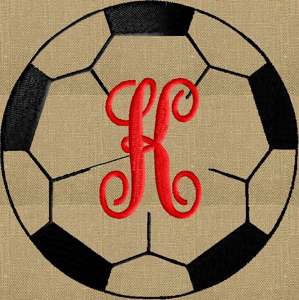 Soccor Ball Frame Design Sports EMBROIDERY DESIGN FILE - Etsy