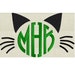 Black Cat Kitty Font Frame Monogram Embroidery Design - Font Not ...