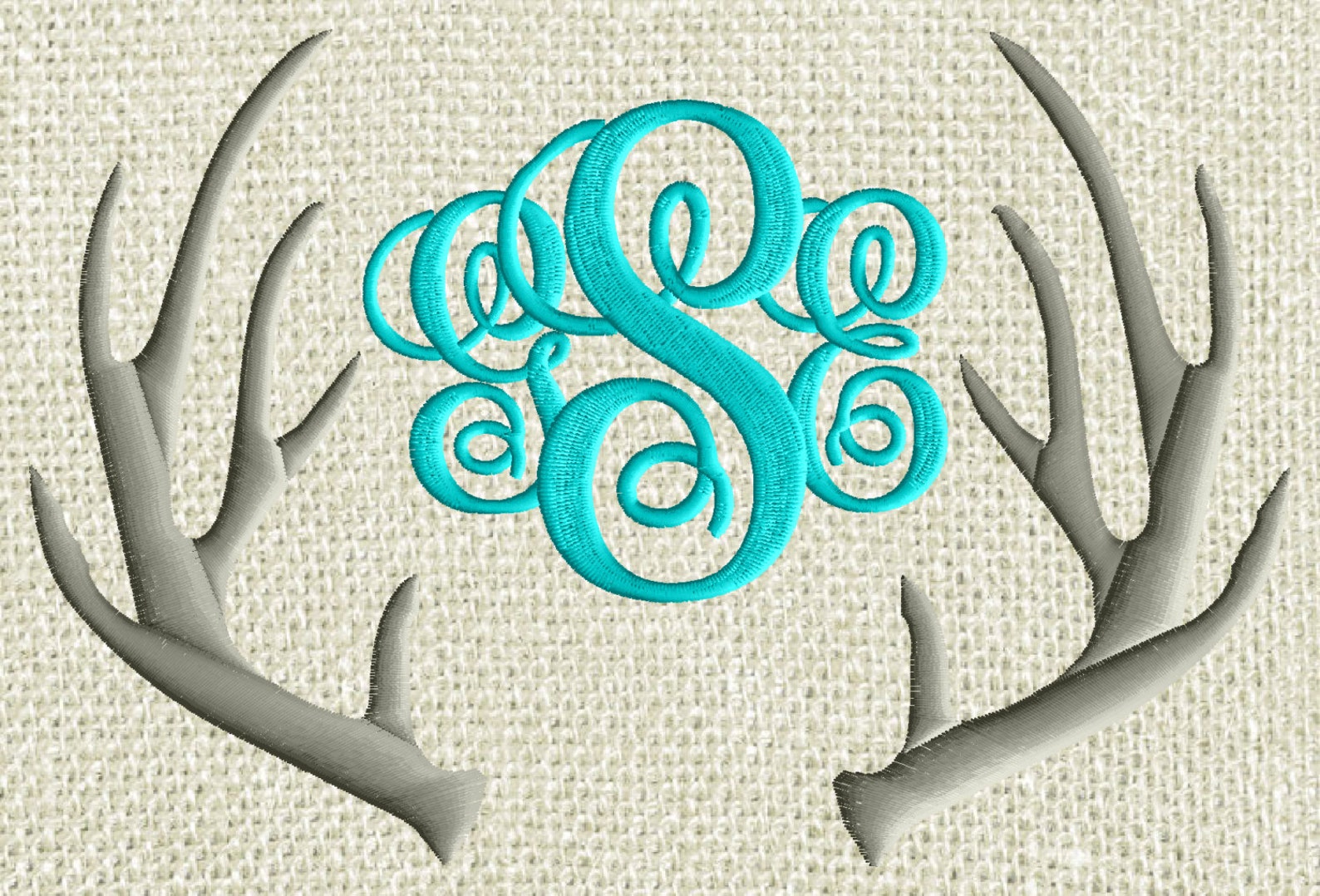 Antlers Font Frame Monogram Embroidery Design font Not - Etsy Antlers Font Frame Monogram Embroidery Design font Not - Etsy