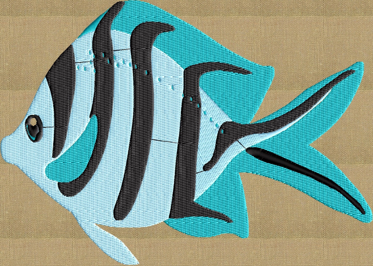 Tropical Fish Embroidery Designs