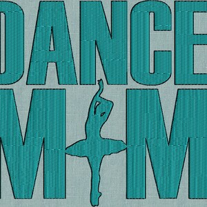 Dance Mom - Embroidery Design Embroidery DESIGN FILE - Instant Download ...