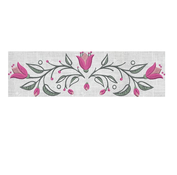 Dutch Floral Embroidery Design EMBROIDERY DESIGN FILE | Etsy