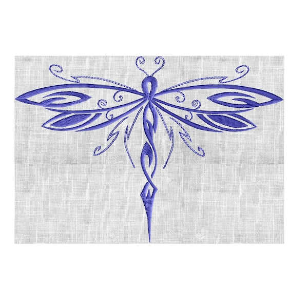 Dragonfly Embroidery - Etsy