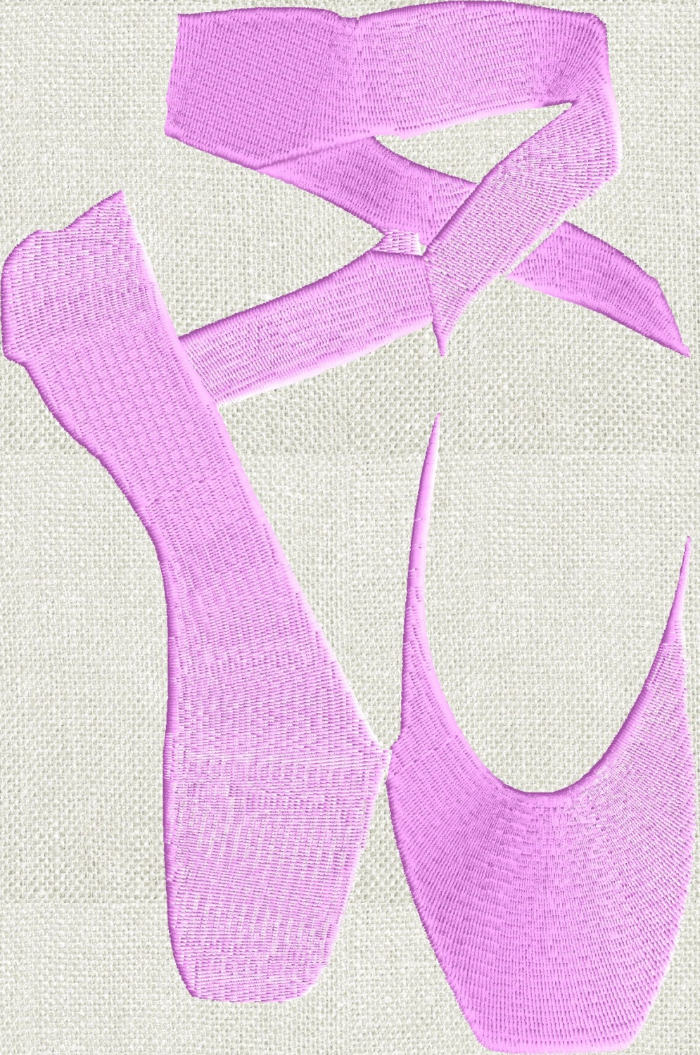 Ballet Toe Slippers Embroidery Design Embroidery DESIGN FILE | Etsy
