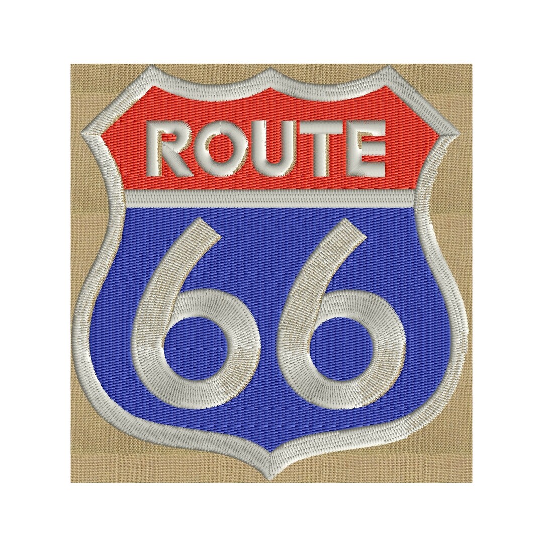 Route 66 Advertising Retro 50's Embroidery DESIGN FILE - Instant ...