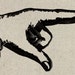 Pointing Hand Finger Design - Vintage Retro - Font Not Included ...