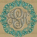 Victoria Font Frame Monogram Embroidery Design -font Not Included ...