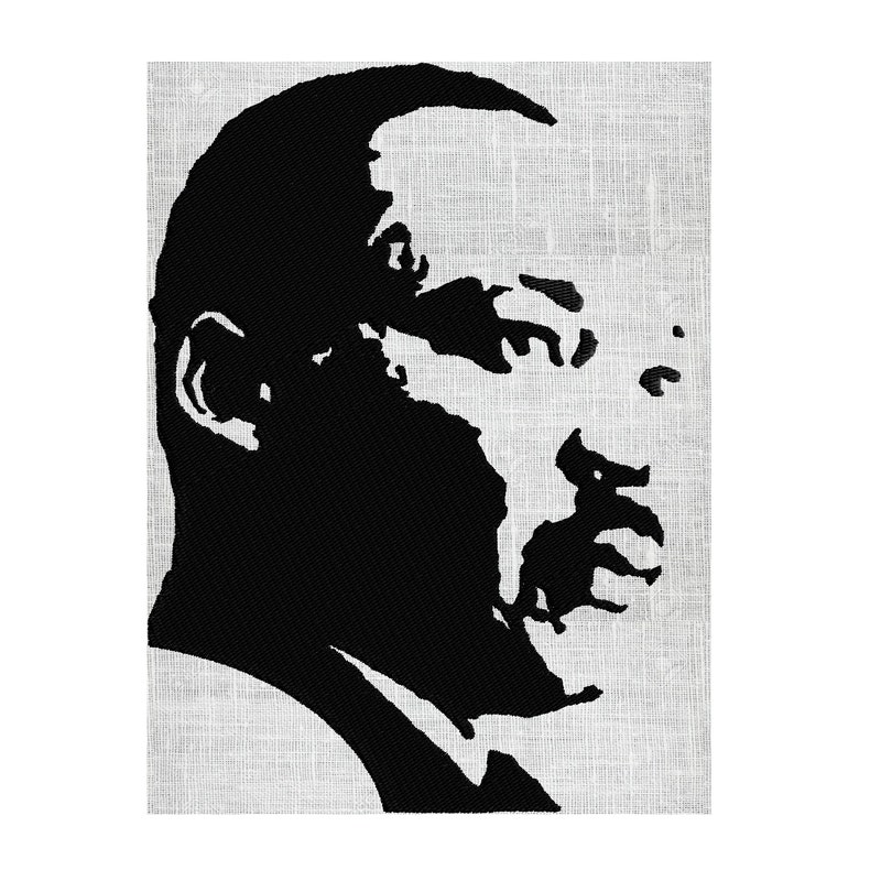 Martin Luther King Jr Silhouette - Etsy
