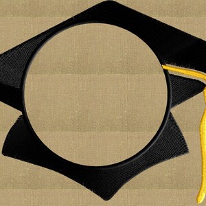 Graduation Cap Hat Frame Monogram Design -font Not Included ...