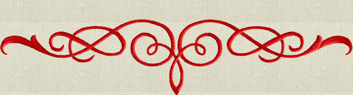 Filigree Flourish Scroll Font Frame Monogram -font Not Included ...