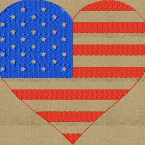 Heart American Flag Patriotic - Memorial Day - 4th of July Welcome Home ...