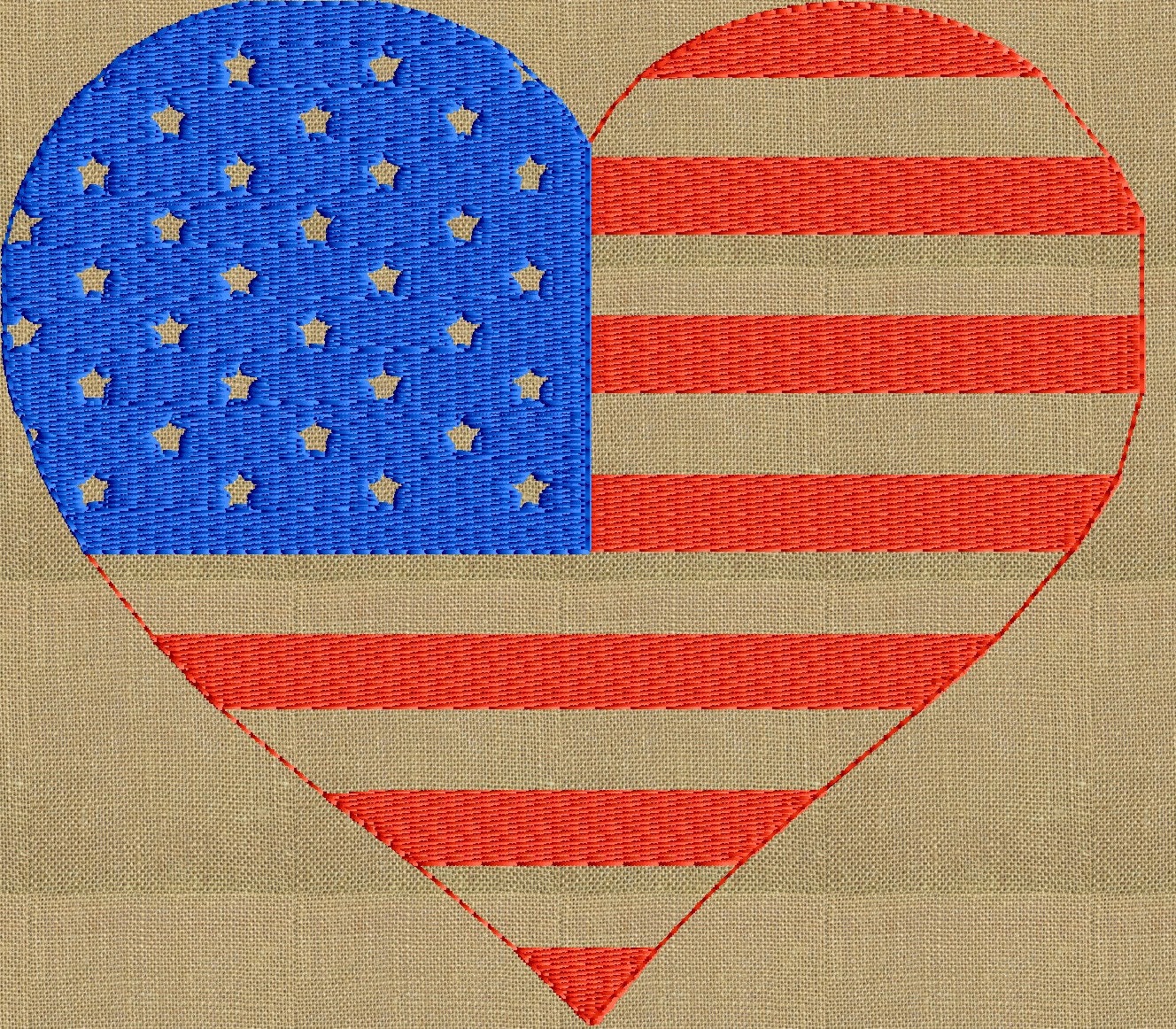 Heart American Flag Patriotic Memorial Day 4th of July - Etsy