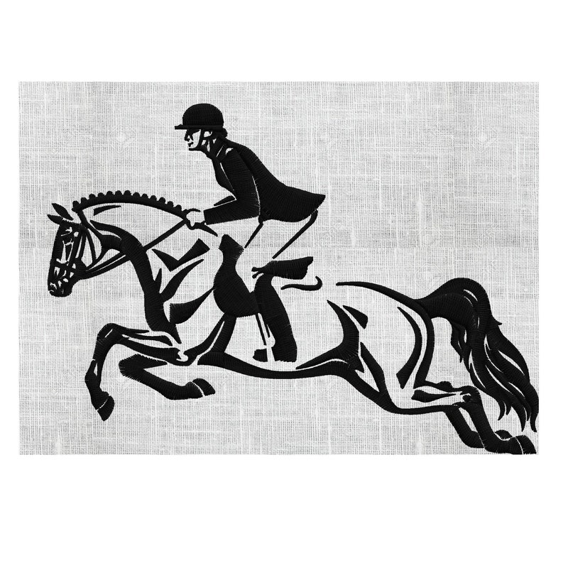 Jumping Horse Pes File - Etsy UK