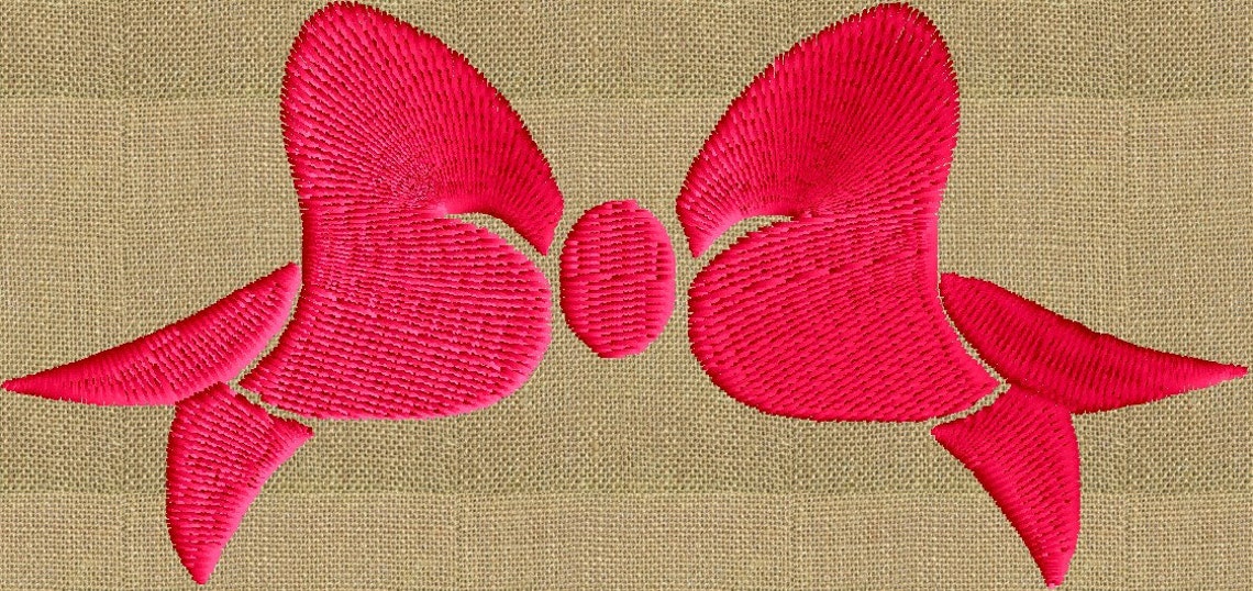 Bow Font Frame Monogram Embroidery Design Font Not Included - Etsy