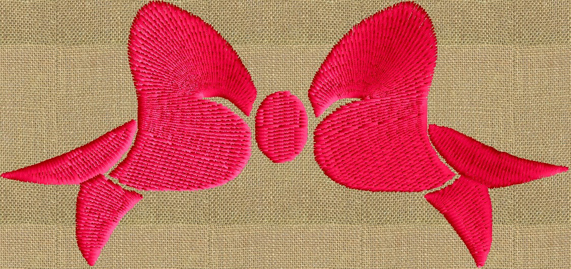 Bow Font Frame Monogram Embroidery Design Font Not Included - Etsy