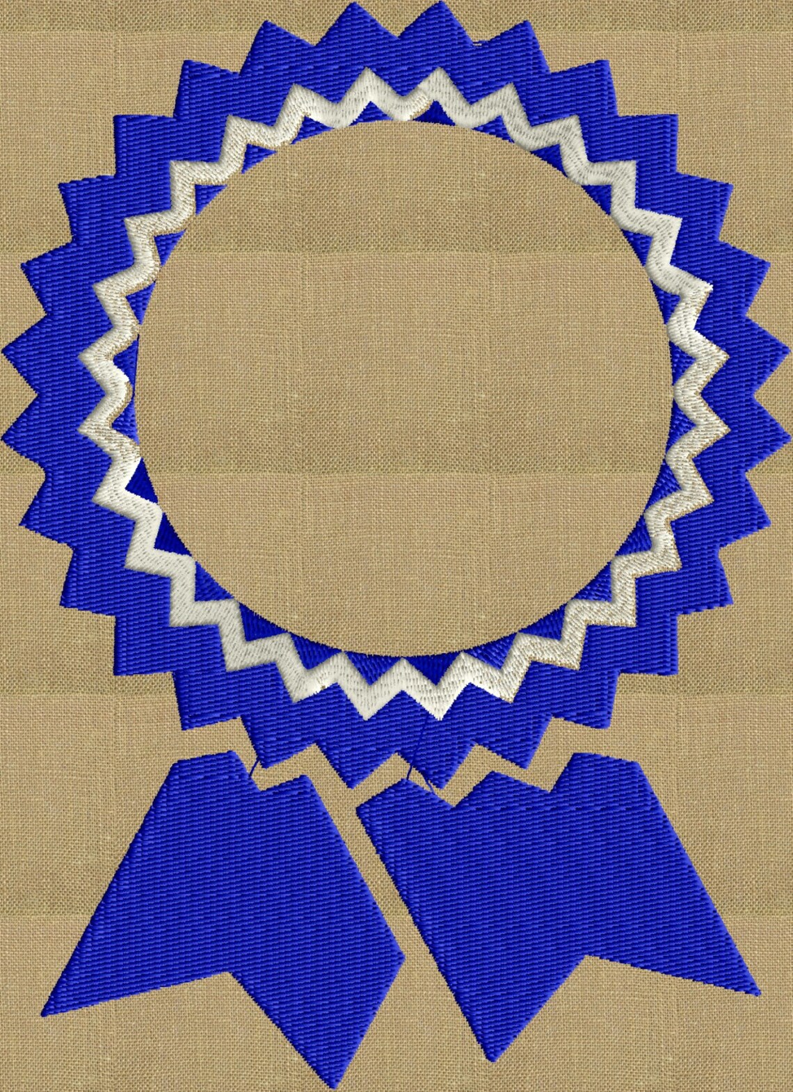 Blue Ribbon Font Frame Monogram Design font Not Included - Etsy