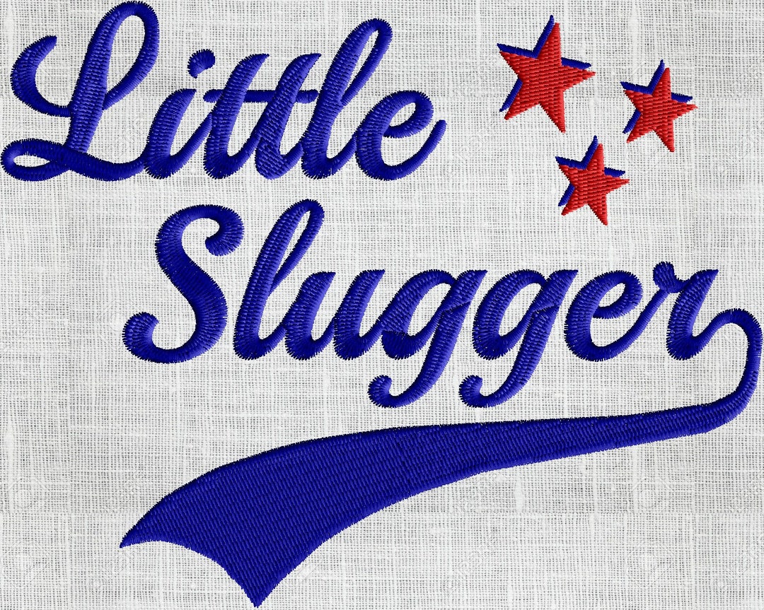 Little Slugger - Baseball - EMBROIDERY DESIGN FILE- Instant Download ...