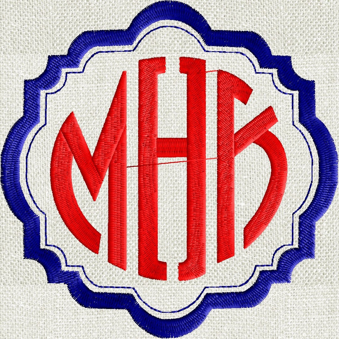 Double Ogee Frame Design - EMBROIDERY DESIGN FILE - Instant Download ...