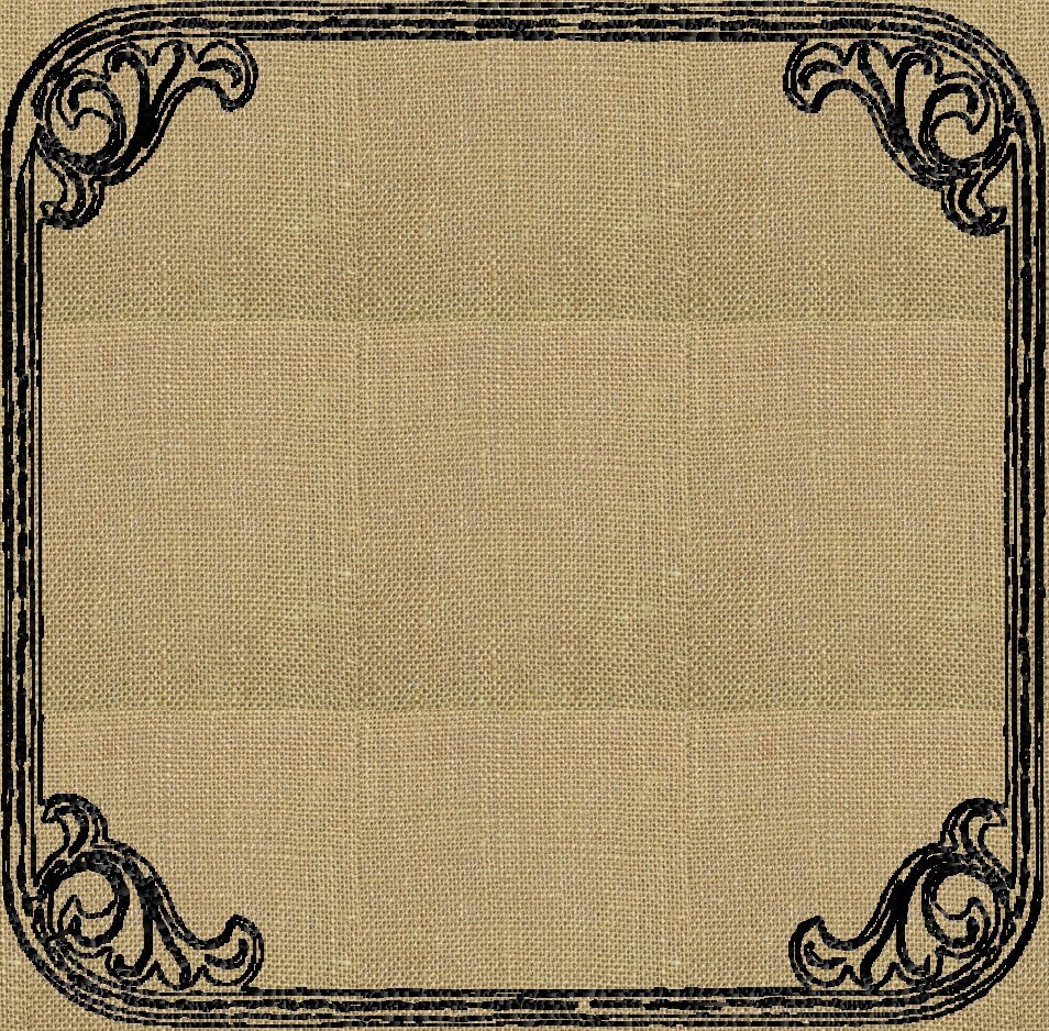 Scroll Square Font Frame Monogram Design font Not Included | Etsy